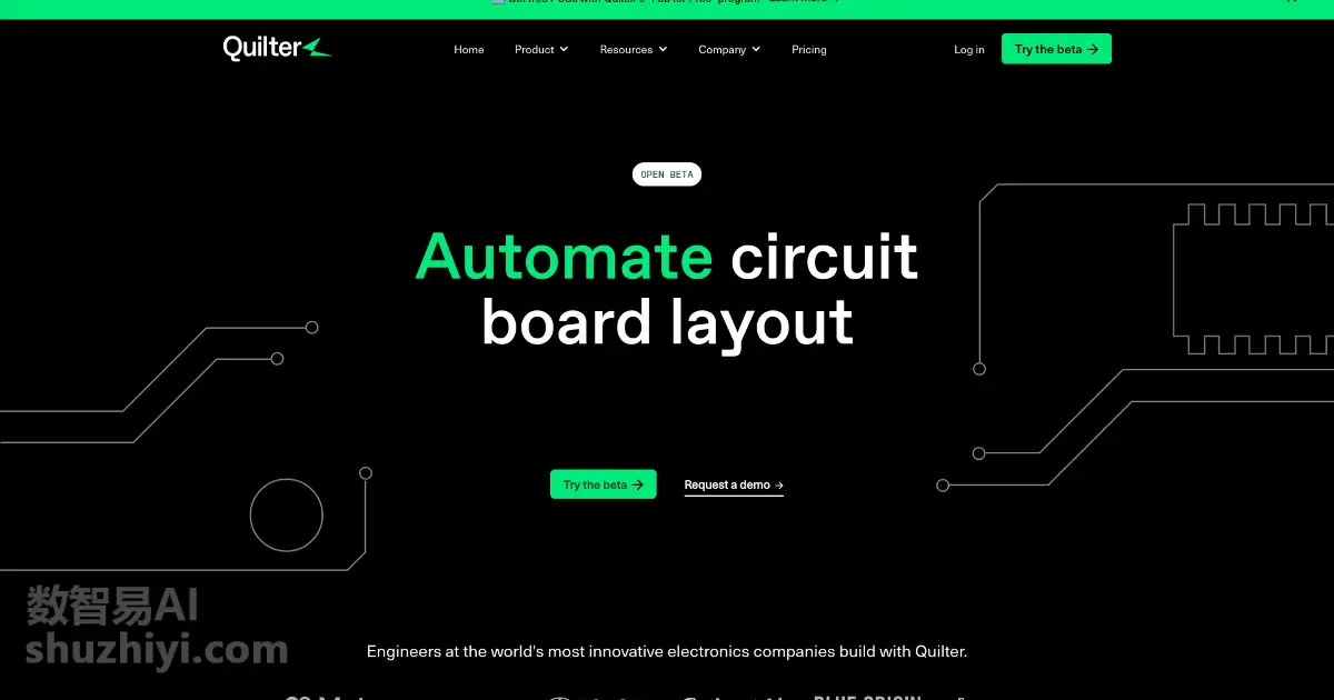 AI助力高速PCB设计优化工具Quilter的革命性应用 - 数智易AI